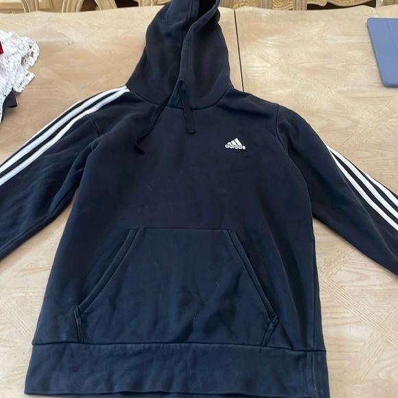 adidas | Tops | Adidas Striped Hoodie | Poshmark